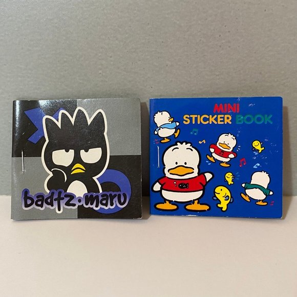 Sanrio | Other | Vintage Sanrio Badtz Maru Pekkle Mini Sticker Books ...